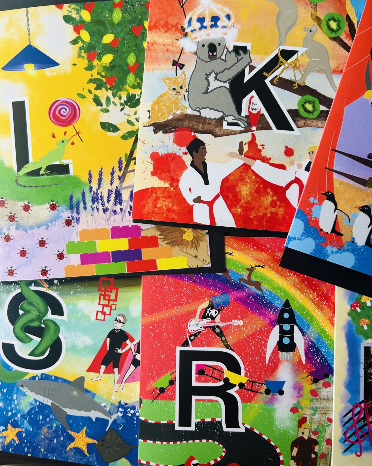 Gorton Center - Lake Forest, IL - Collage Your Own Letter Art Poster